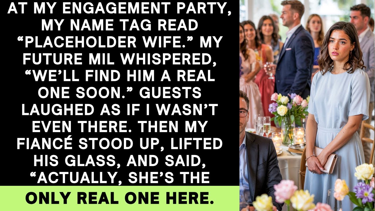 They Called Me a Placeholder at My Engagement Party — Then My Fiancé ...