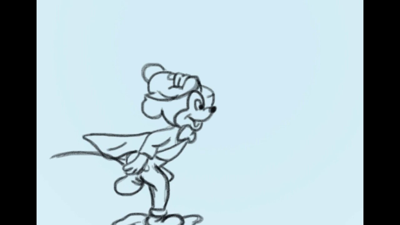 Mickey Mouse- Running cycle - YouTube