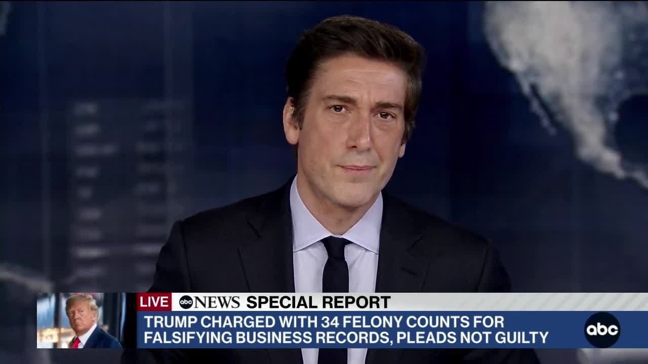 ABC News Special Report: Trump charged with 34 felony counts - YouTube