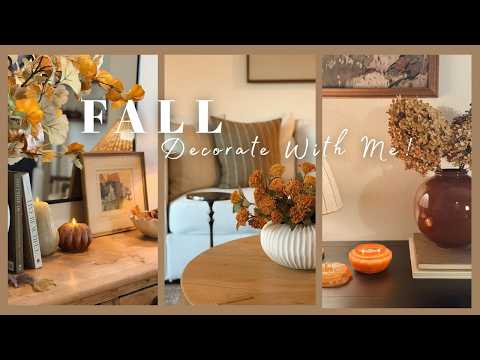 | FALL Decorate With Me 🍂  | Simple Cozy Home Styling | 2026 Fall Decor |