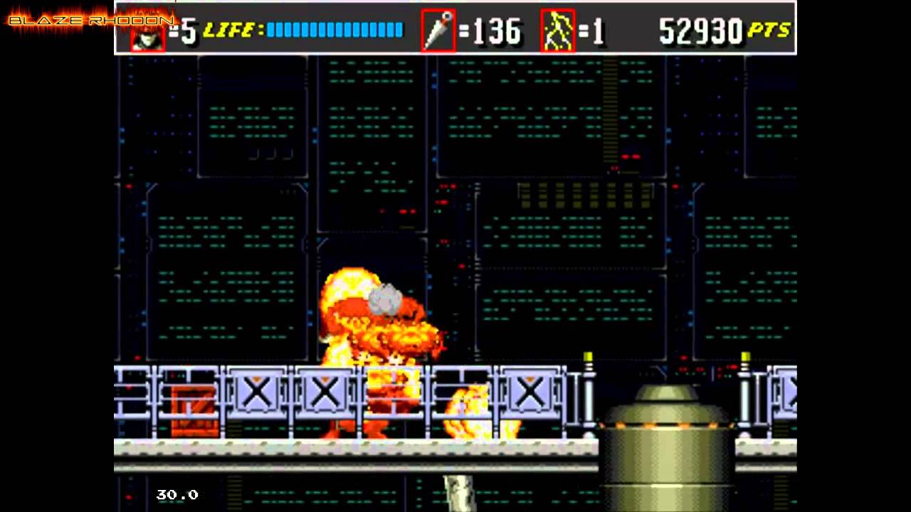Shinobi 3 Return of the Ninja Master Walkthrough Stage 2 - YouTube