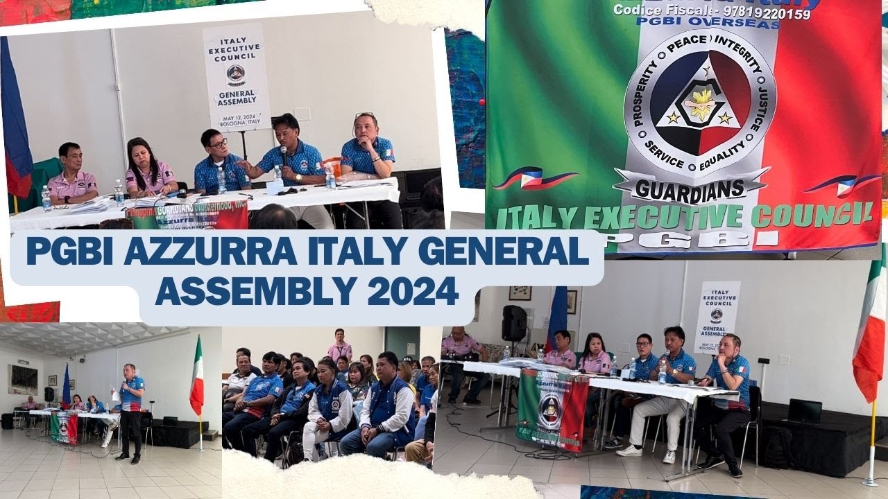 PGBI AZZURRA ITALY GENERAL ASSEMBLY 2024 - YouTube