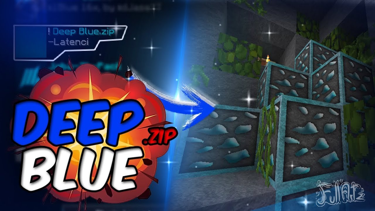 Deep Blue!128x Minecraft TEXTURE PACK 2020 |PvP 1.8 -@ByFulo™ - YouTube