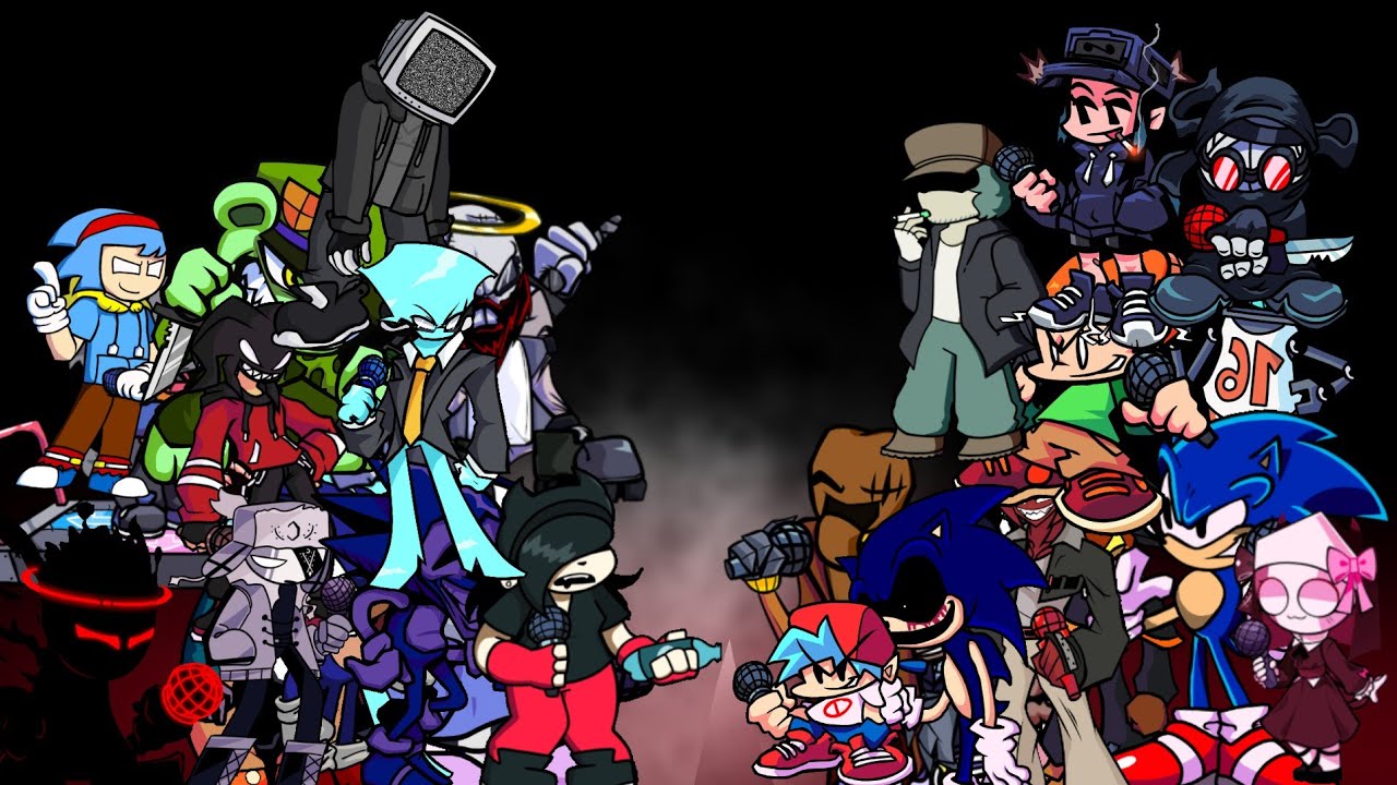 FNF Animal but every turn a different cover is used - YouTube