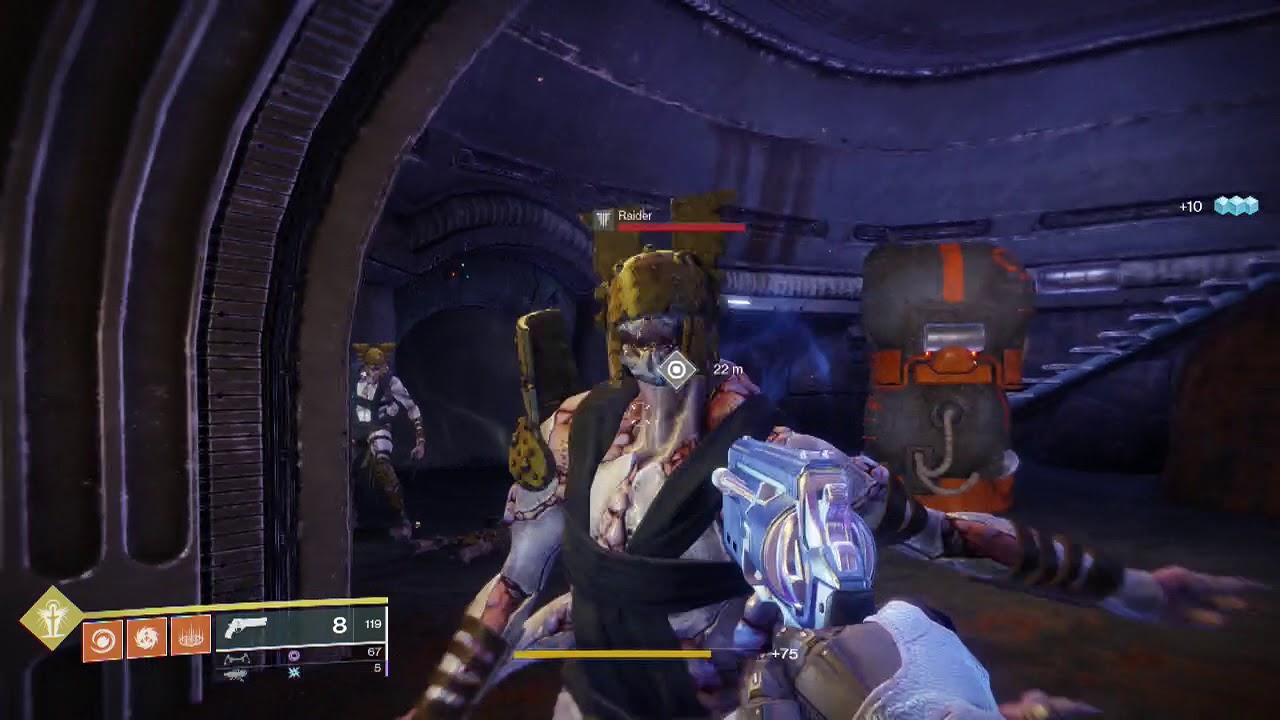 Destiny 2 Forsaken Repair the Tank Weapons System with Duke MK 44 - YouTube