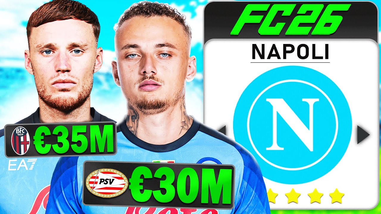CARRIERA CON il NUOVO NAPOLI UFFICIALE di FC26! - NUOVI ACQUISTI ...