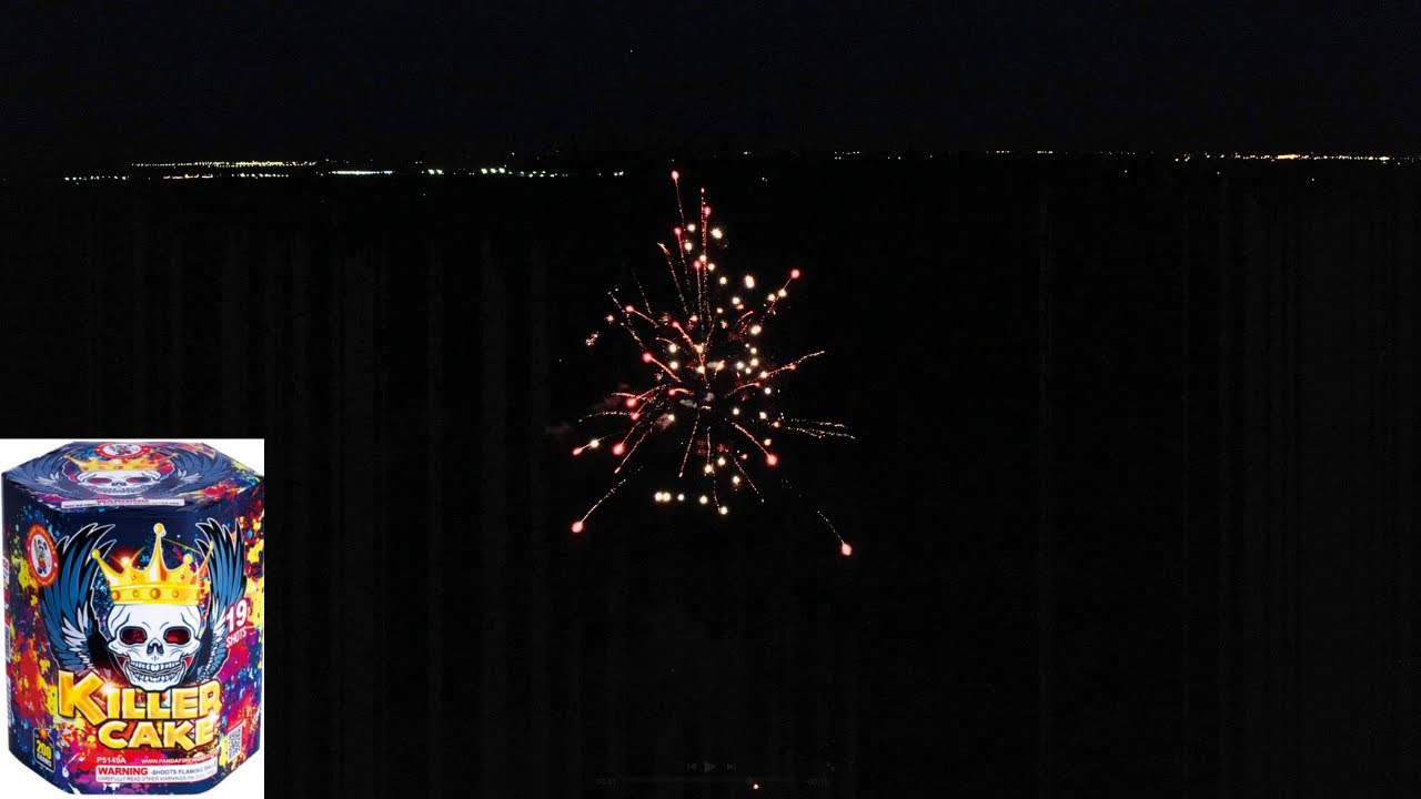 KILLER CAKE Firework 19 Shots-Winda Fireworks - YouTube