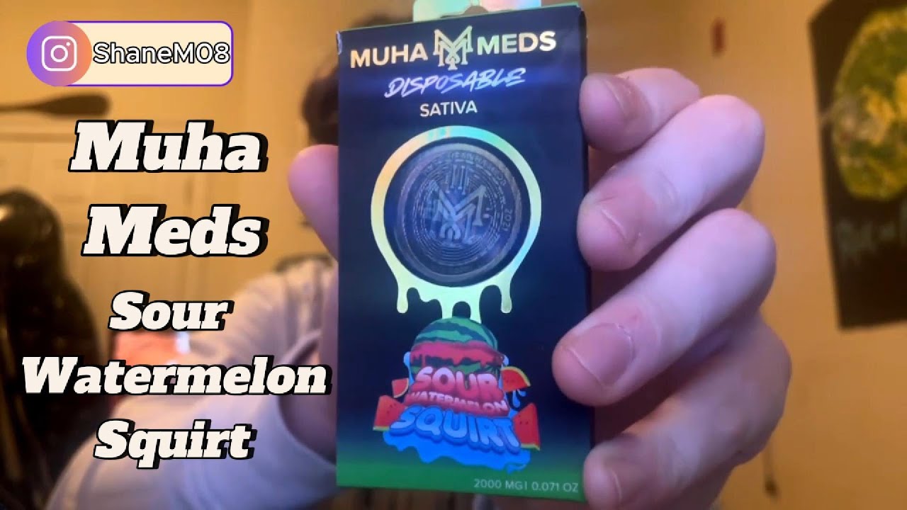 FAKE Muha Meds Review - Sour WaterMelon Squirt - YouTube