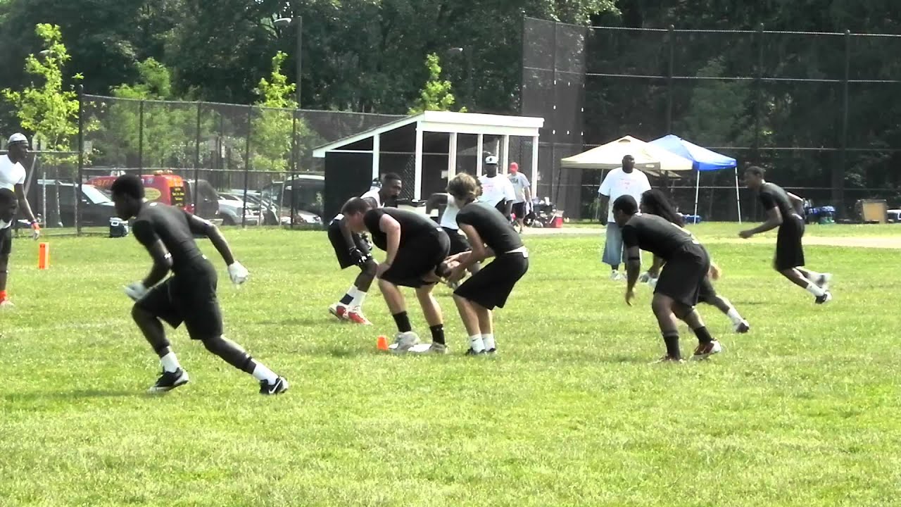 Overlea/Broadneck football Ravens 7-on-7 football jamboree 6-11-2011 ...