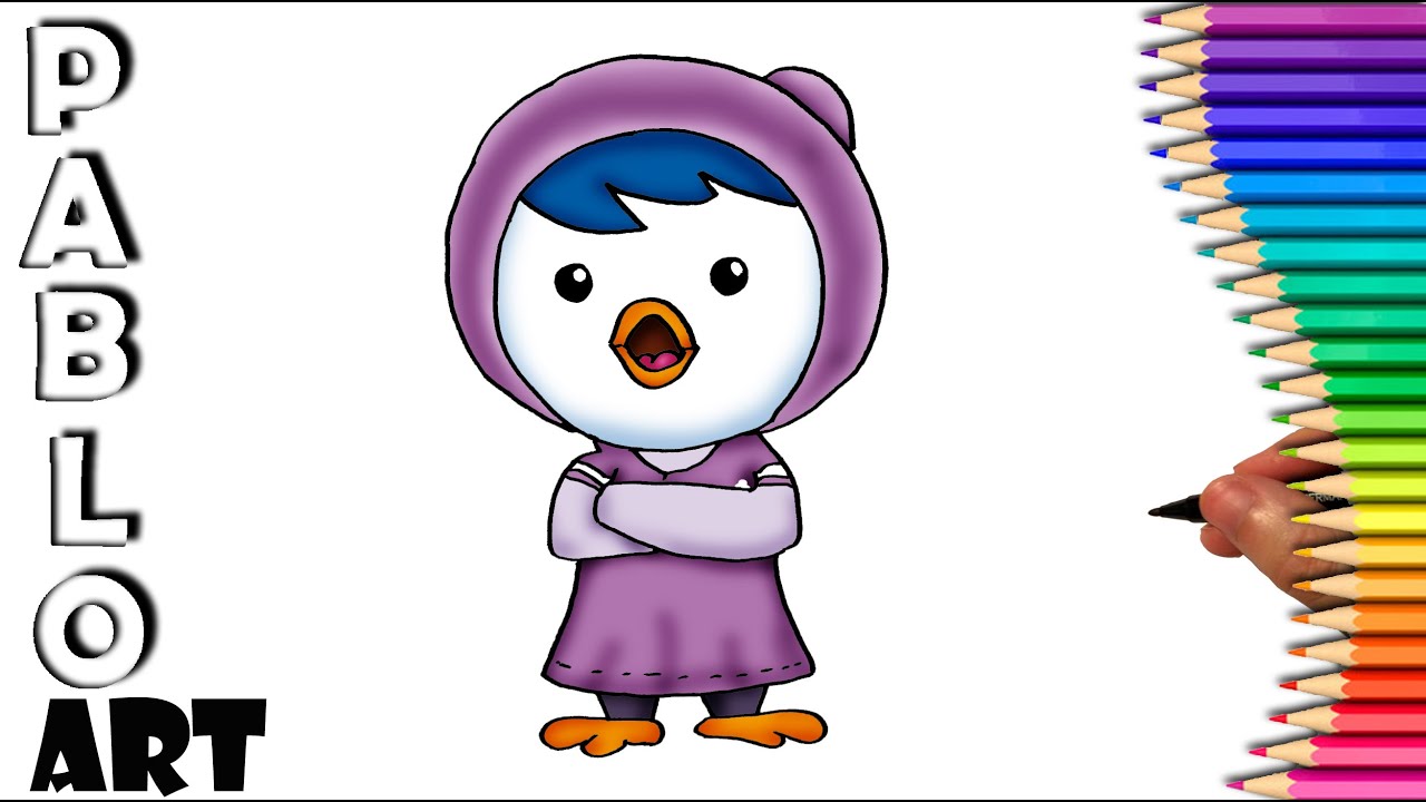 How to Draw Petty from Pororo the Little Penguin | Learn to Draw step ...