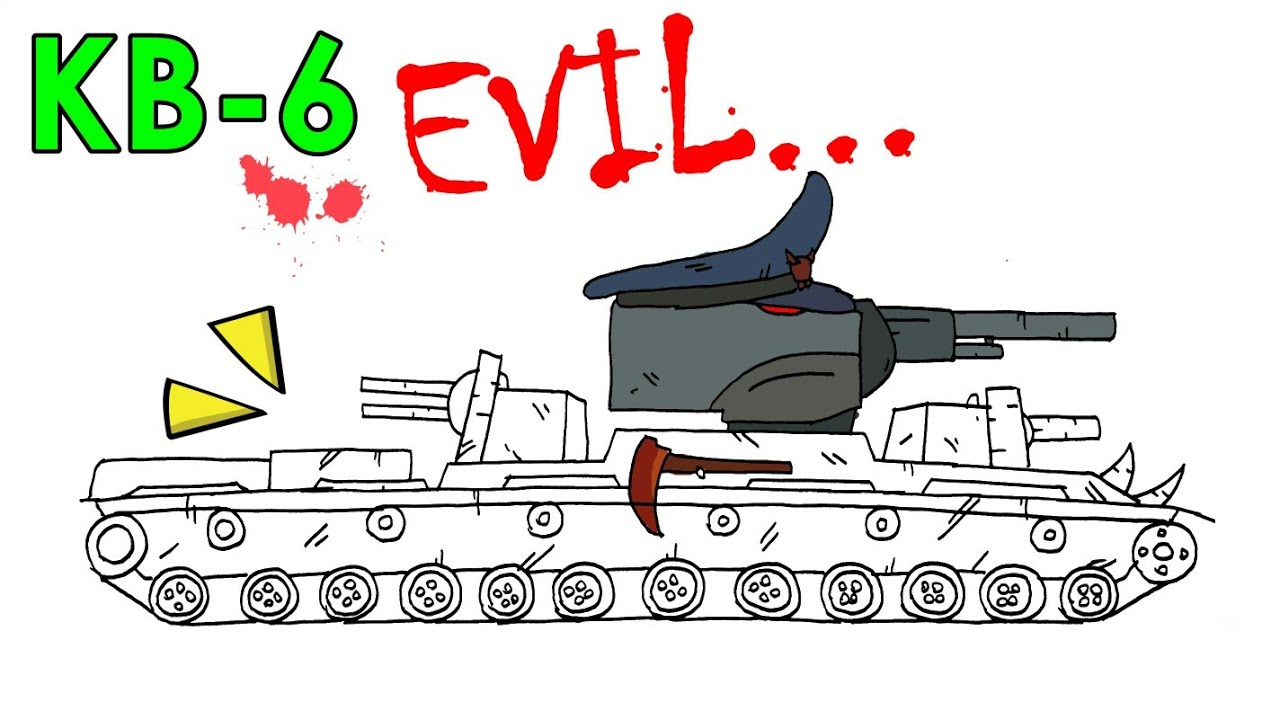 Cara Menggambar Tank Kartun KV 6 Evil [Gerand Tank] Part 6 - YouTube