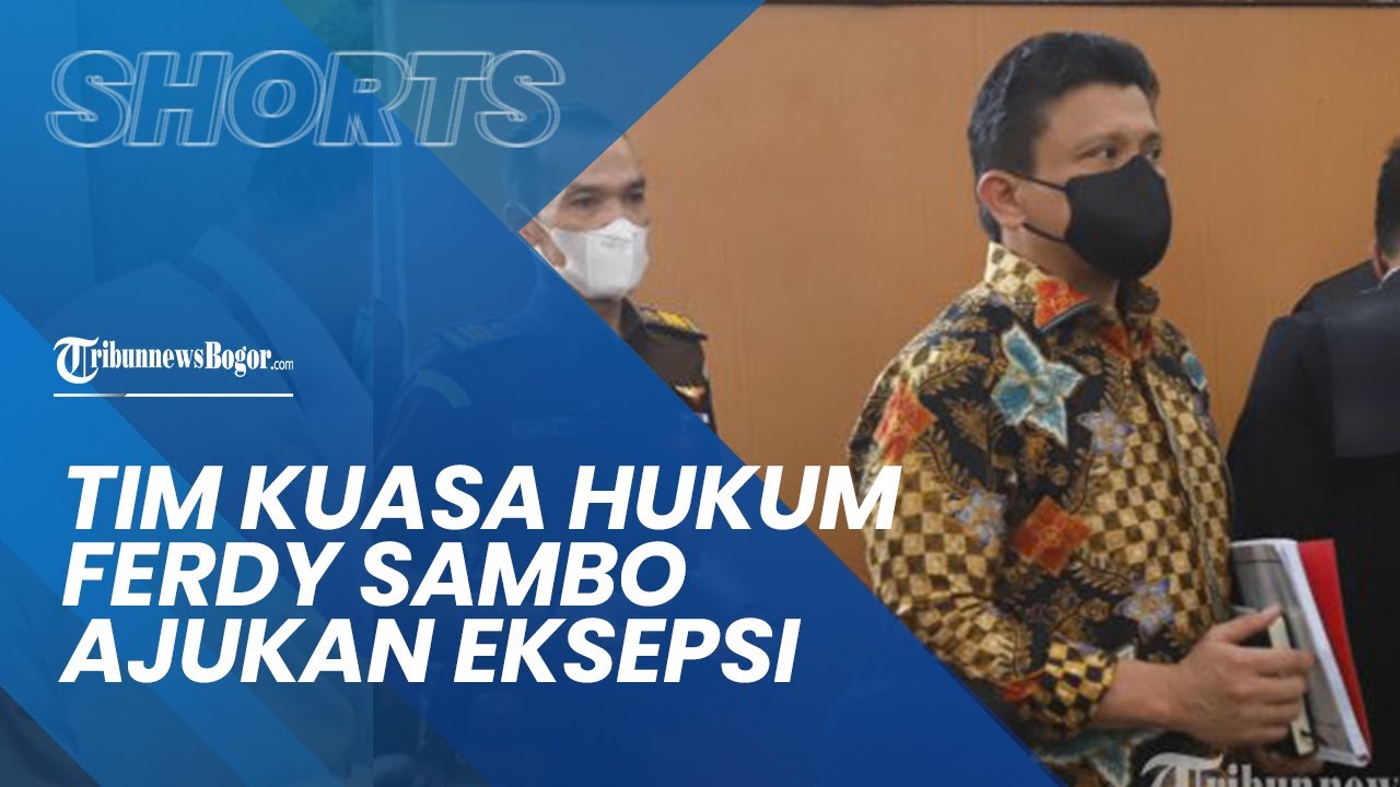 Tim Kuasa Hukum Ajukan Eksepsi Seusai Jpu Bacakan Dakwaan Ferdy Sambo