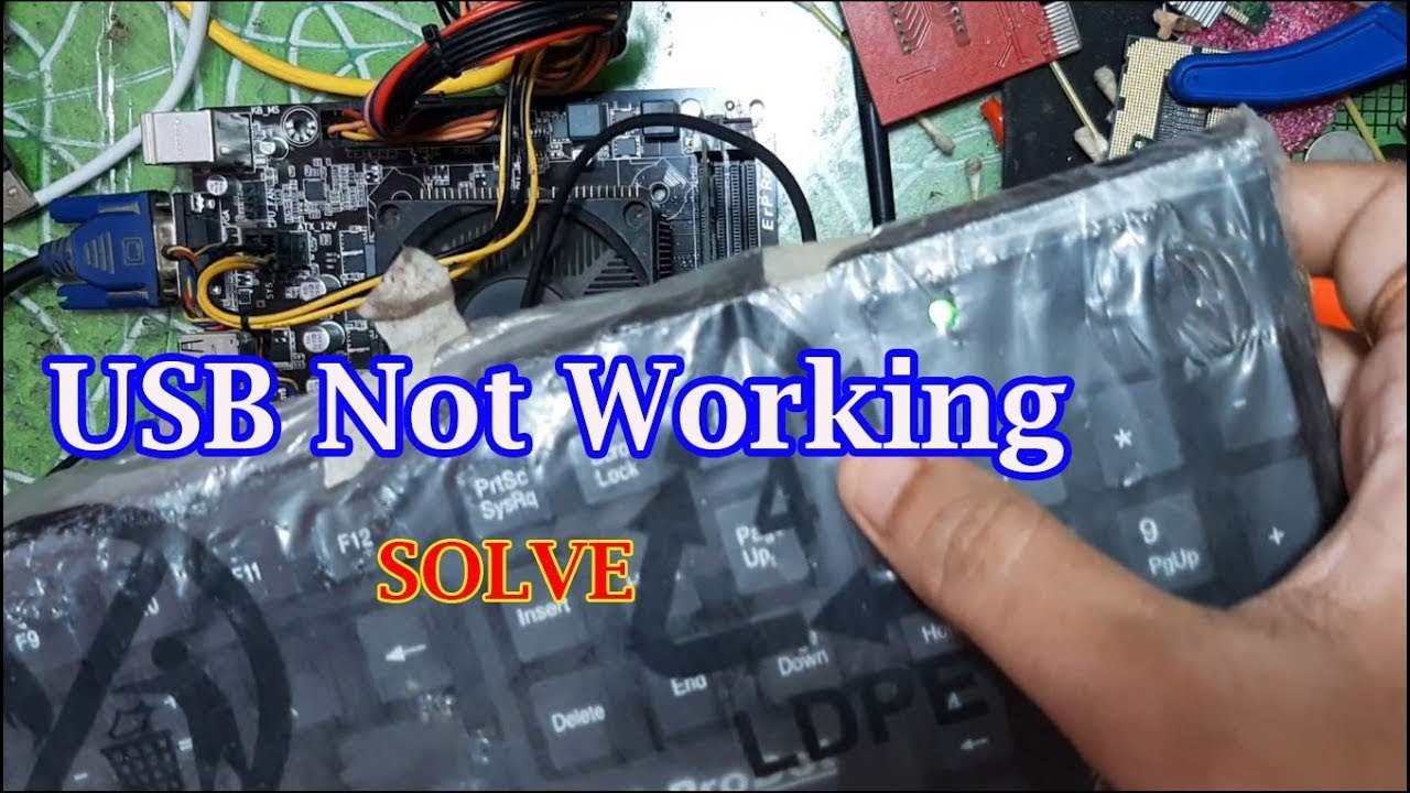 How to Repair#gigabyte h61-s1 usb not working #motherboard problem ...