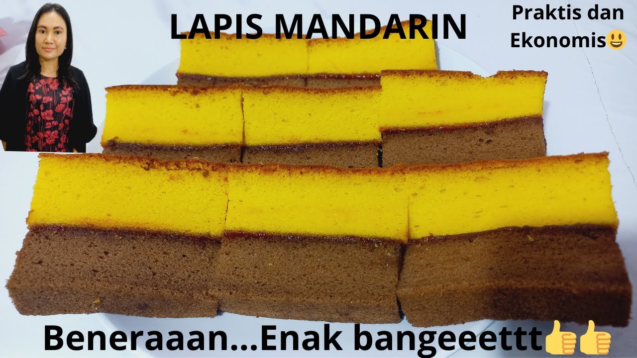 Cara Membuat Lapis Mandarin Ekonomis Yang Enak|| Cara membuat Lapis ...