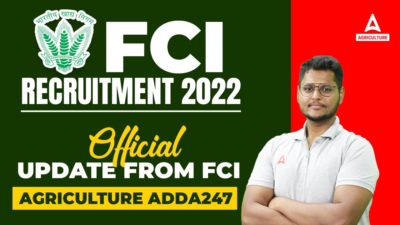 FCI Total Form Fill Up 2022 | Official Update | FCI Recruitment 2022 ...