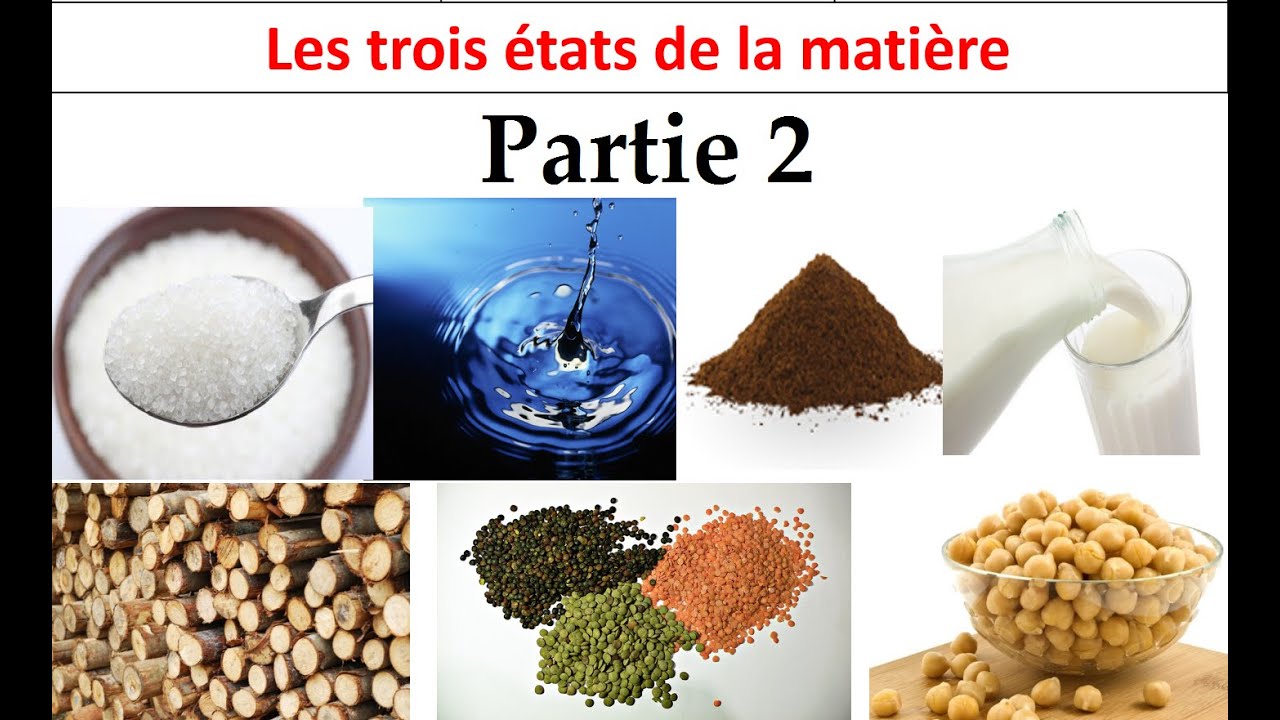 1ère année de l’enseignement collégial Cours Les trois états physique ...