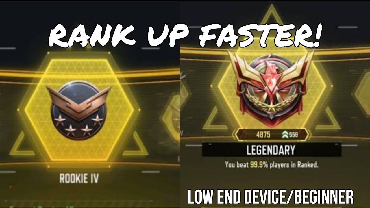 "How to Rank Up Faster in CODM on Low-End Devices (Beginner Guide ...