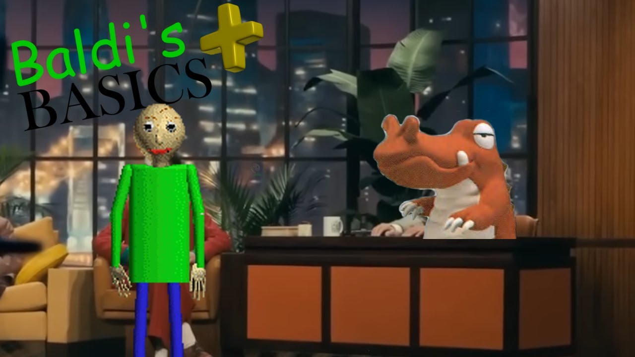 [ Baldi's Basics Plus ] Playing Baldi's Basics Plus with the REAL BALDI!!! - YouTube
