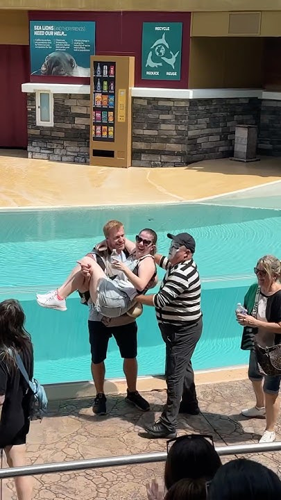 The Best Moment Tom Mime Seaworld Seaworldmime Funny Comedy