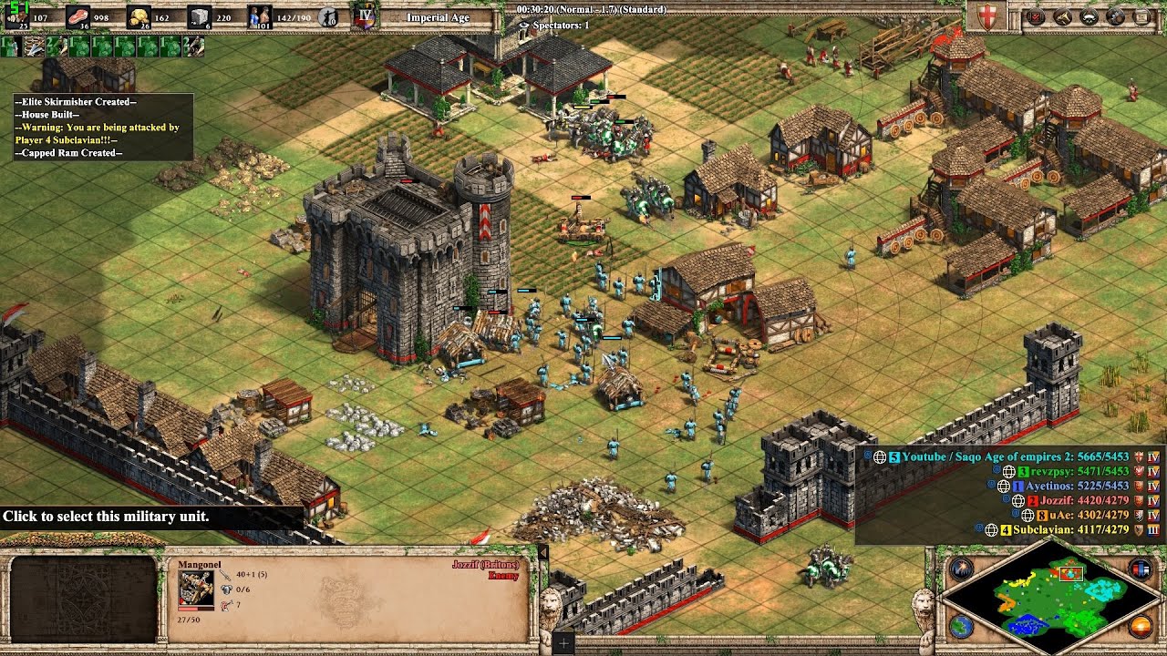 AOE2:DE How to counter britons With Italians 3vs3 Arena ft Ayetinos ...