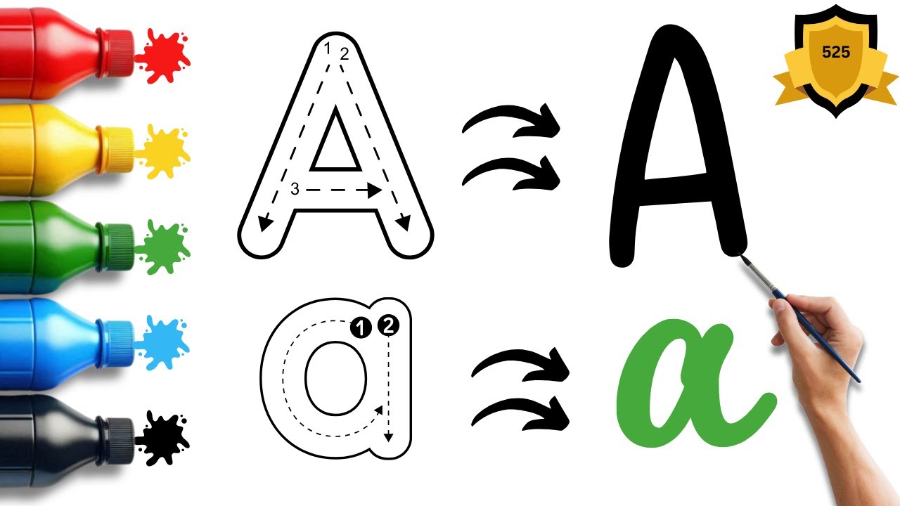 ABCD Alphabets - Fun and Easy Learning of Capital and Small Letters for ...