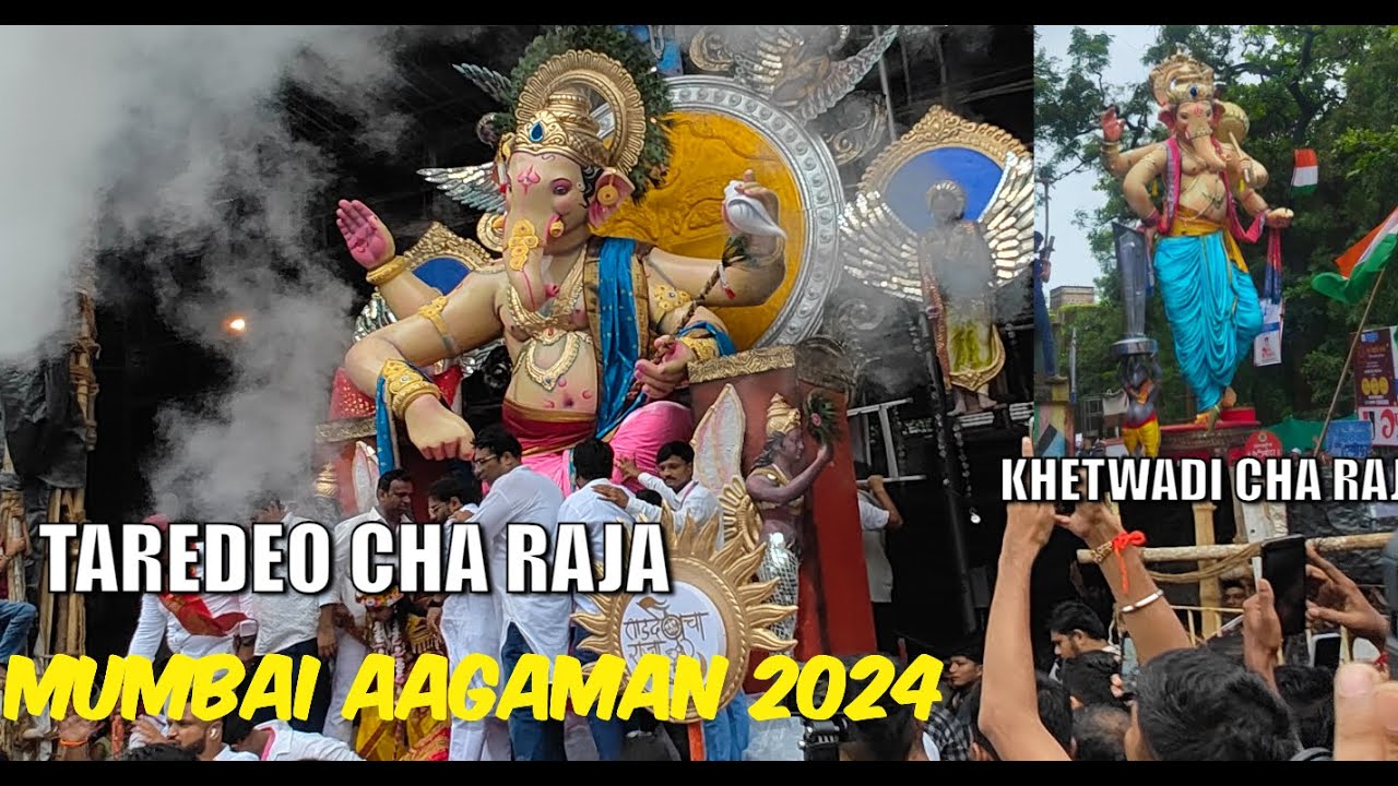 MUMBAI AAGAMAN 2024 | KHETWADI CHA RAJA WITH WORLD CUP | TARDEO CHA ...