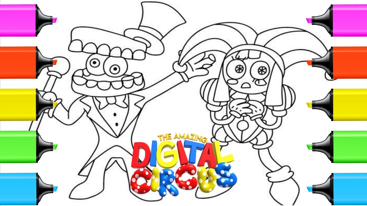 The Amazing Digital Circus Episode 2 Coloring Pages How to Color All ...