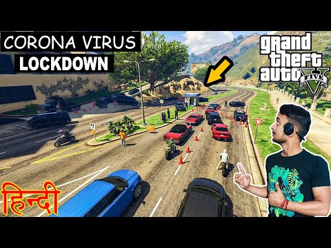 GTA5 : CORONAVIRUS LOCKDOWN IN GTA V 😱