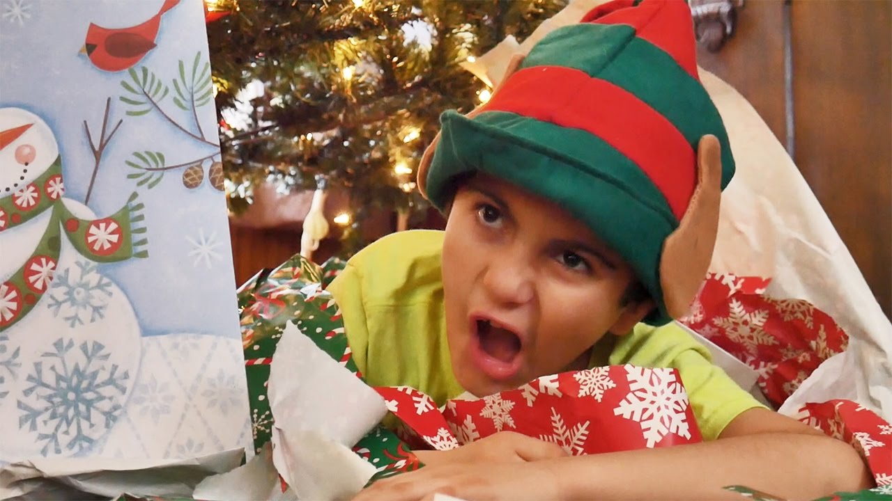 HUMAN CHRISTMAS PRESENT! - YouTube