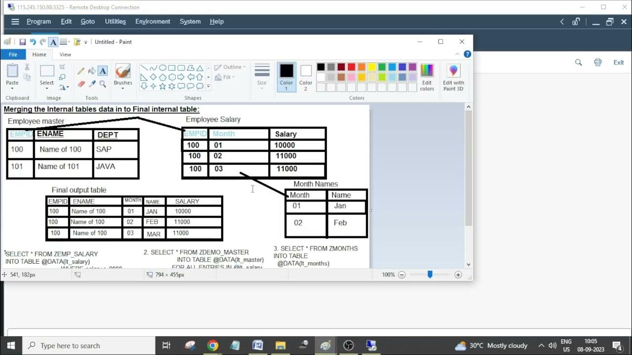 C20. Program on Sales Order Data by Merging Internal tables - YouTube