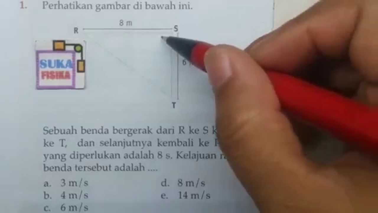 Cara mudah mencari Kelajuan rata-rata pada gerak lurus beraturan ...