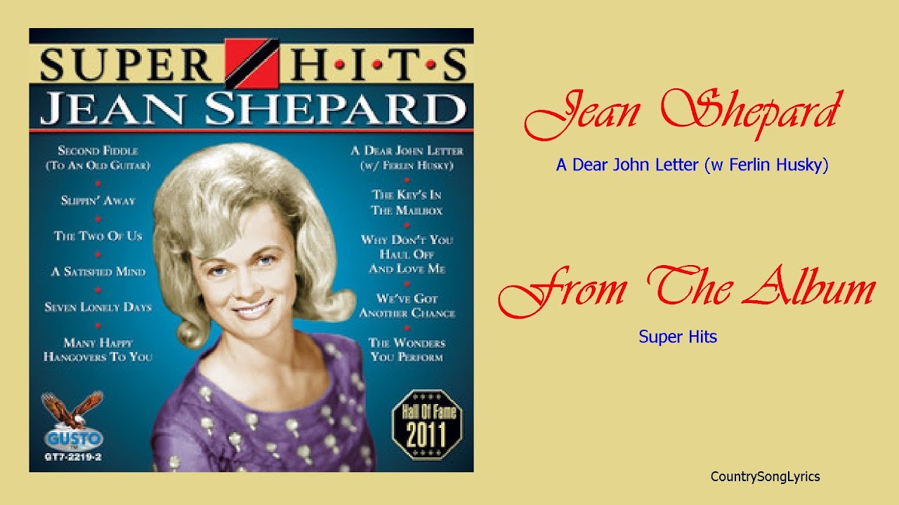Jean Shepard - A Dear John Letter ( With Ferlin Husky ) - YouTube
