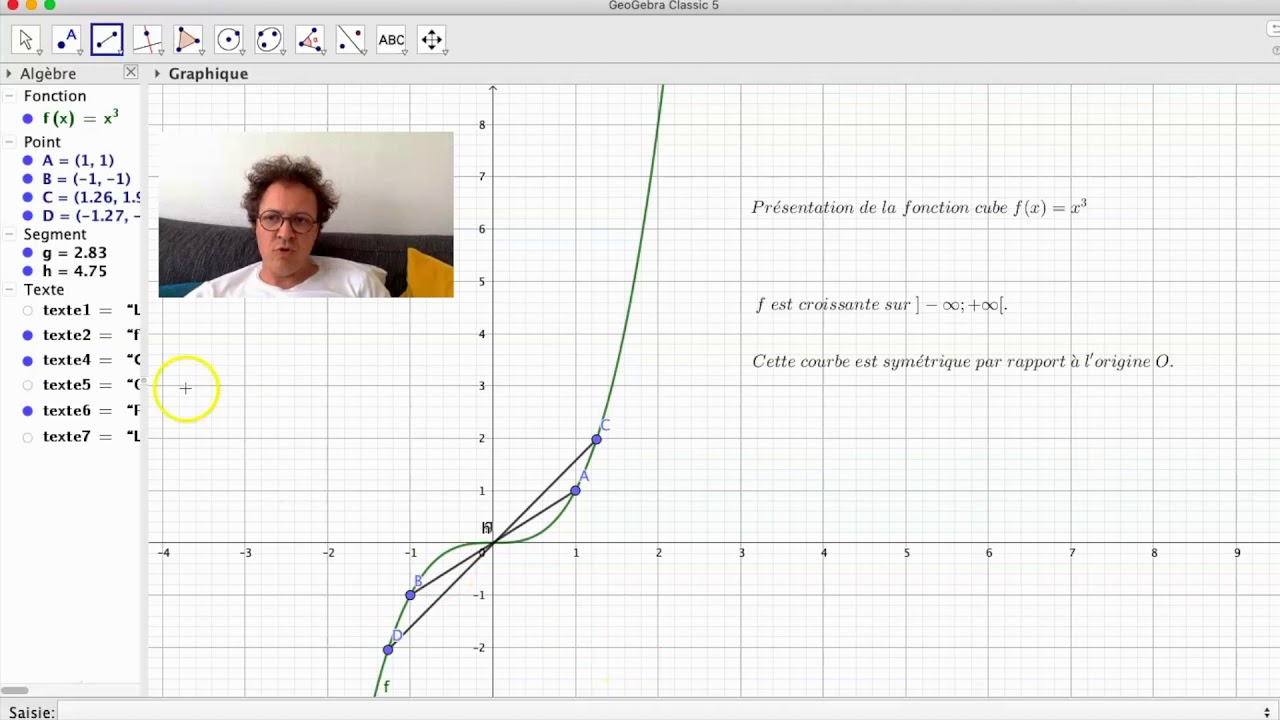 2G - FONCTIONS DE REFERENCE - La fonction cube - YouTube