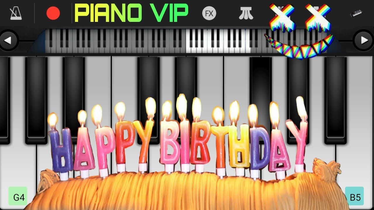 Happy Birthday Tune Piano Cover || By PIANO VIP! - YouTube