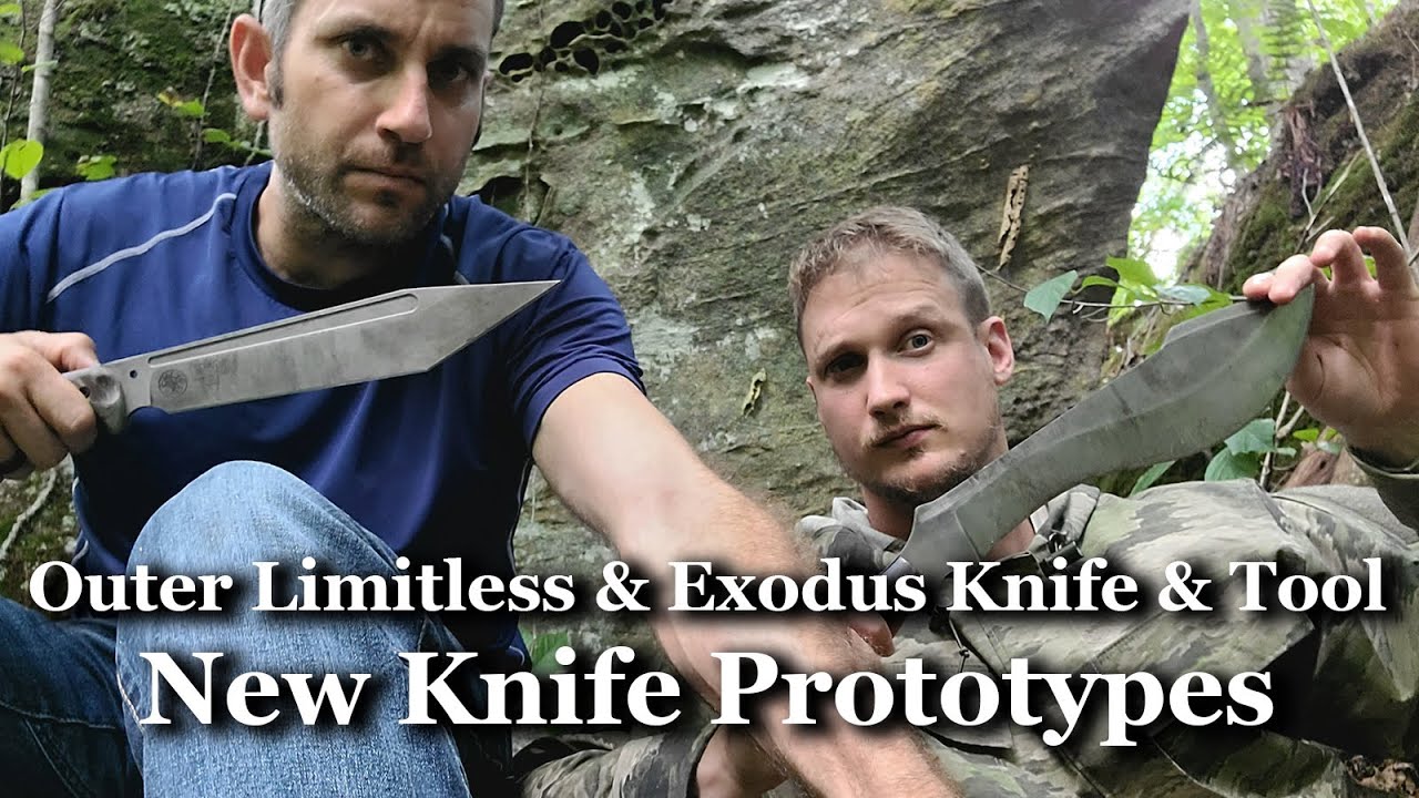 New Knife Prototypes from Outer Limitless and Exodus Knife and Tool! - YouTube