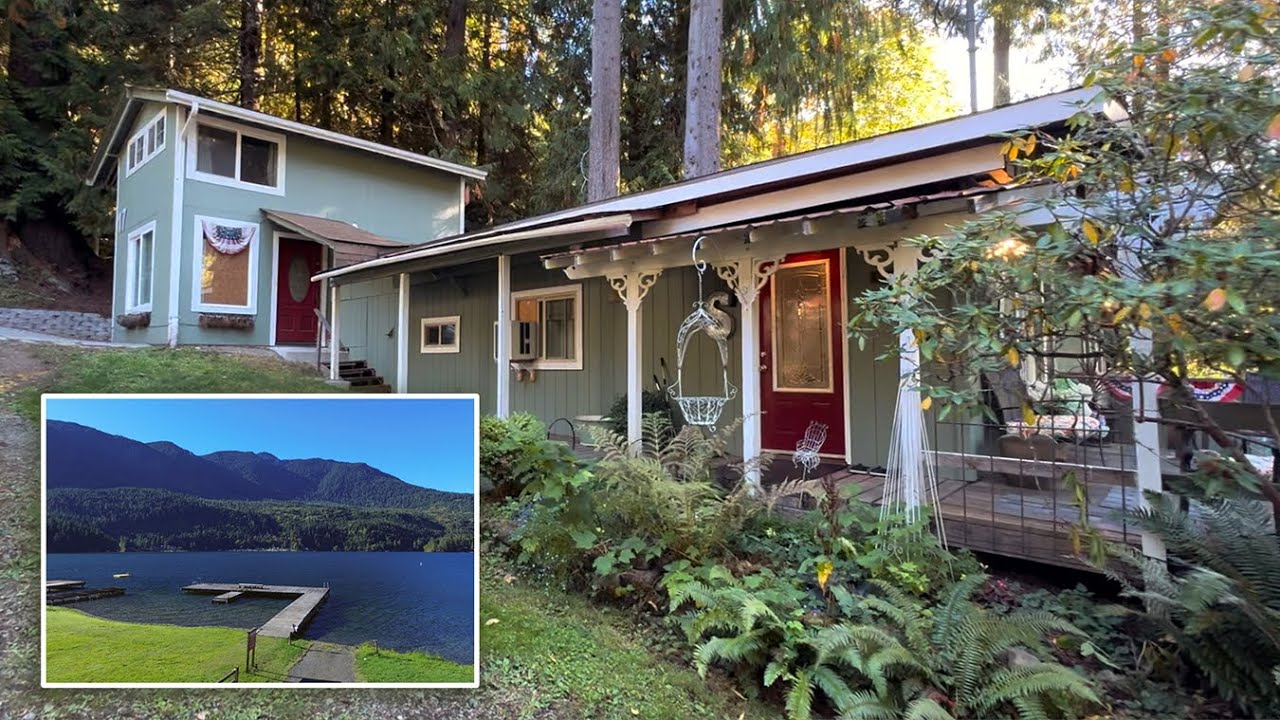 Lake Sutherland Retreat at 17 Thompson Point Rd, Port Angeles, WA - YouTube