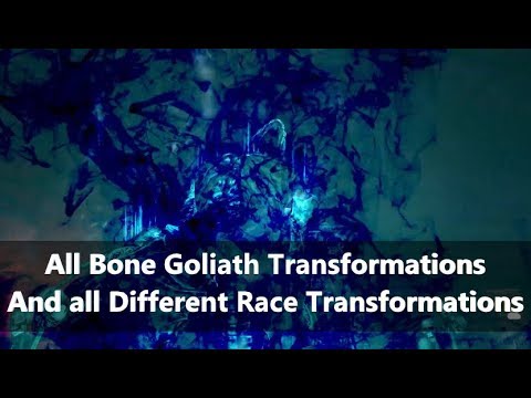 ESO l All Bone Goliath and Different Race Transformations - YouTube