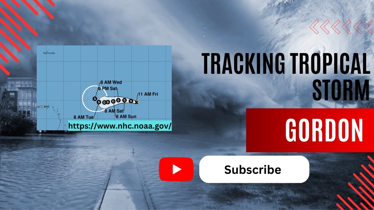 Tracking Tropical Storm Gordon - YouTube
