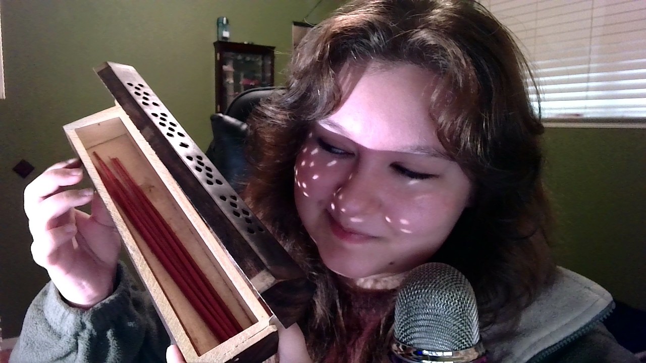 asmr with a wooden incense box ݁˖ ⋆｡˚ - YouTube