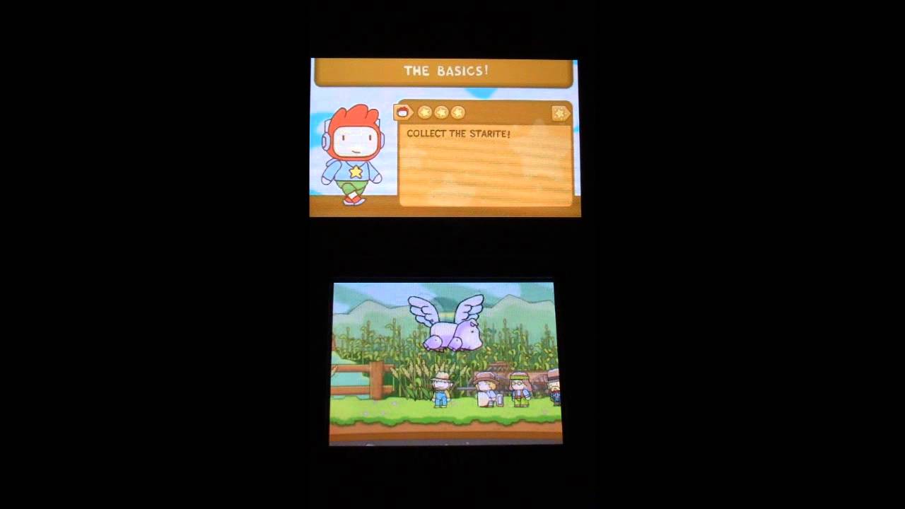 Scribblenauts Unlimited Nintendo 3DS Gameplay - YouTube