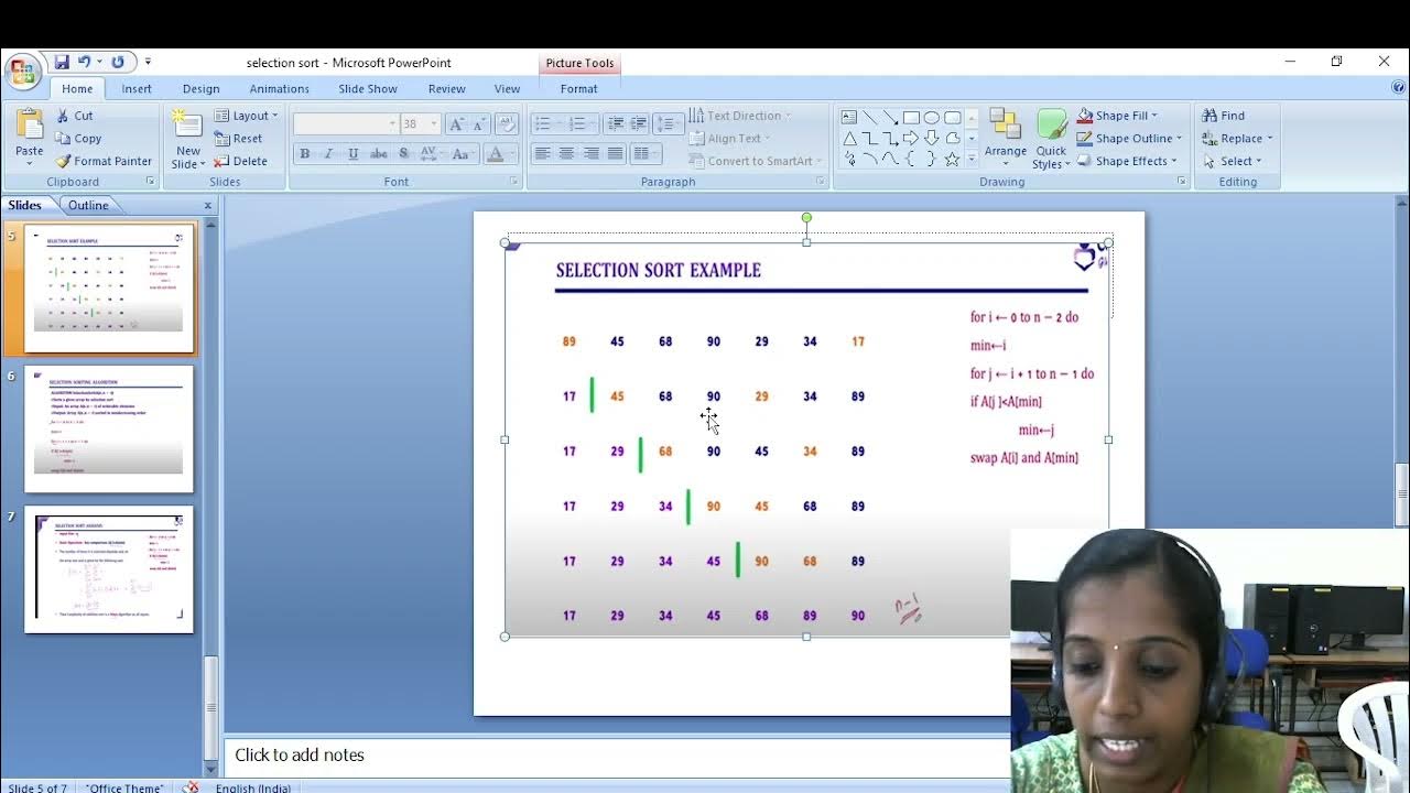 Design and analysis of algorithms - Selection sort - YouTube