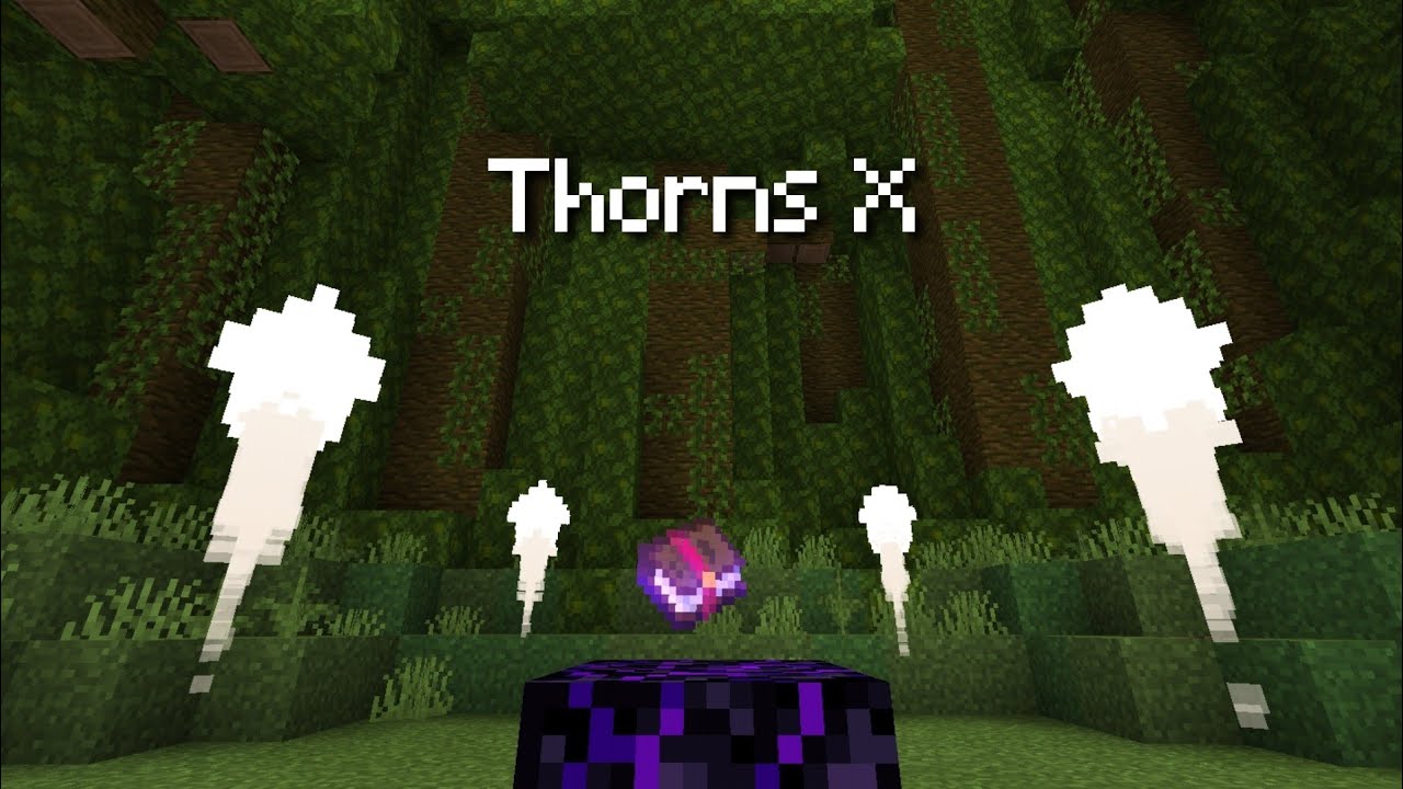 making Thorns X enchantment in minecraft pocket edition - YouTube