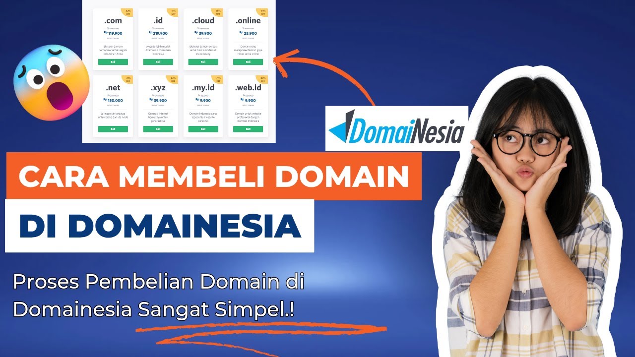Cara Membeli Domain di DomaiNesia untuk Pemula | Panduan Lengkap Step ...