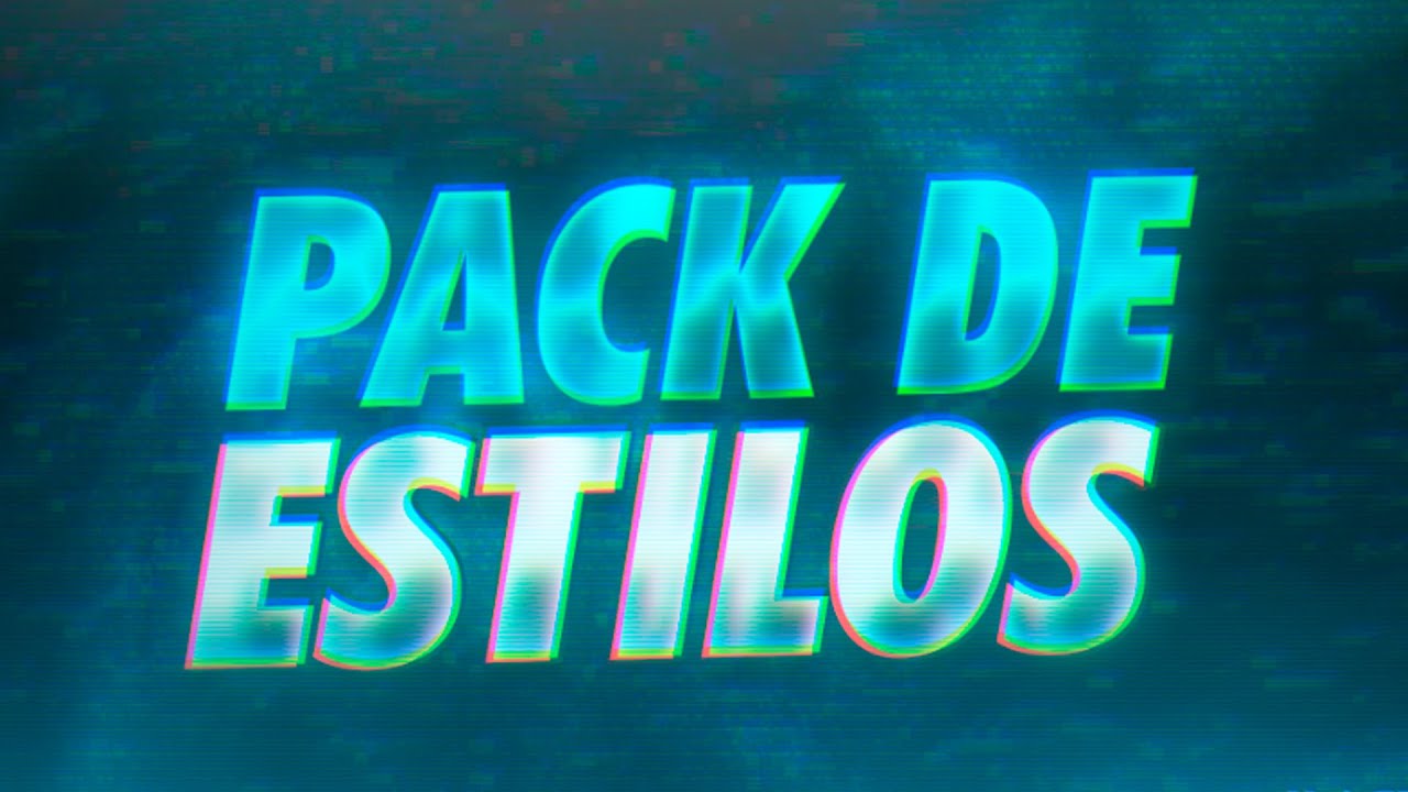 PACK DE ESTILOS DE LETRAS GRATIS!! - YouTube
