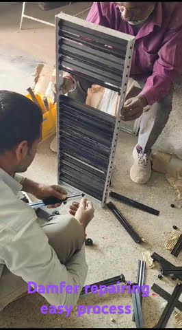 Duct Damfer repairing easy process #engineerrupesh #mechanicalengineer ...