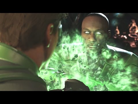 Injustice 2 - Green Lantern Vs John Stewart (Premier Skin) - All Intro Dialogue/All Clash Quotes