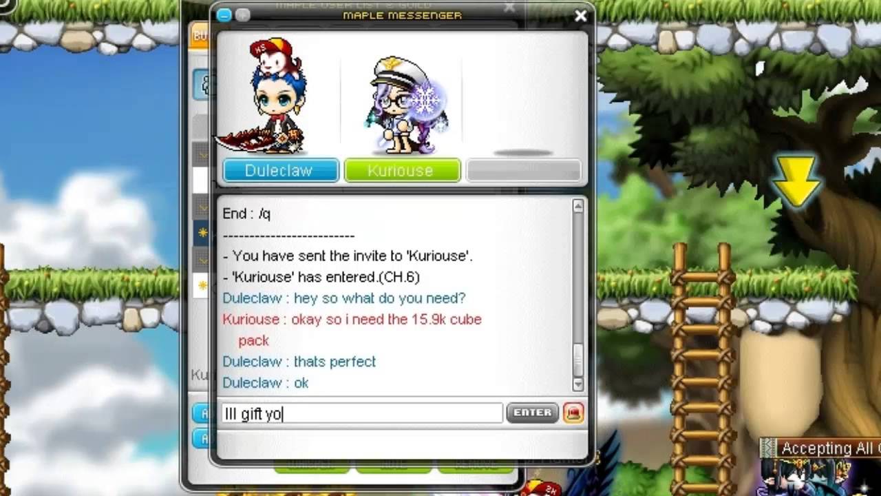 Maplestory how to trust nx buyers - YouTube