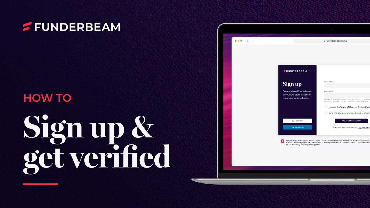 Ho to: sign up and get verified - YouTube