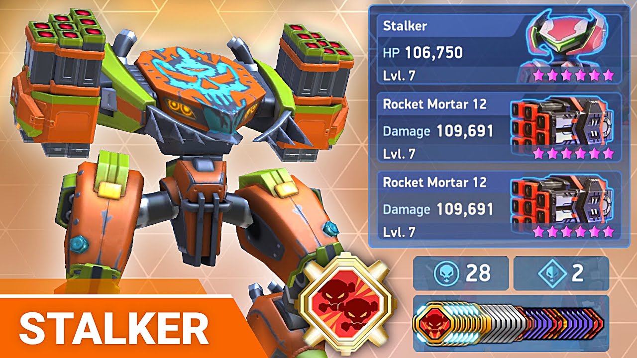 Stalker with Rocket Mortar 12 - 5x5 Deathmatch - Mech Arena - YouTube