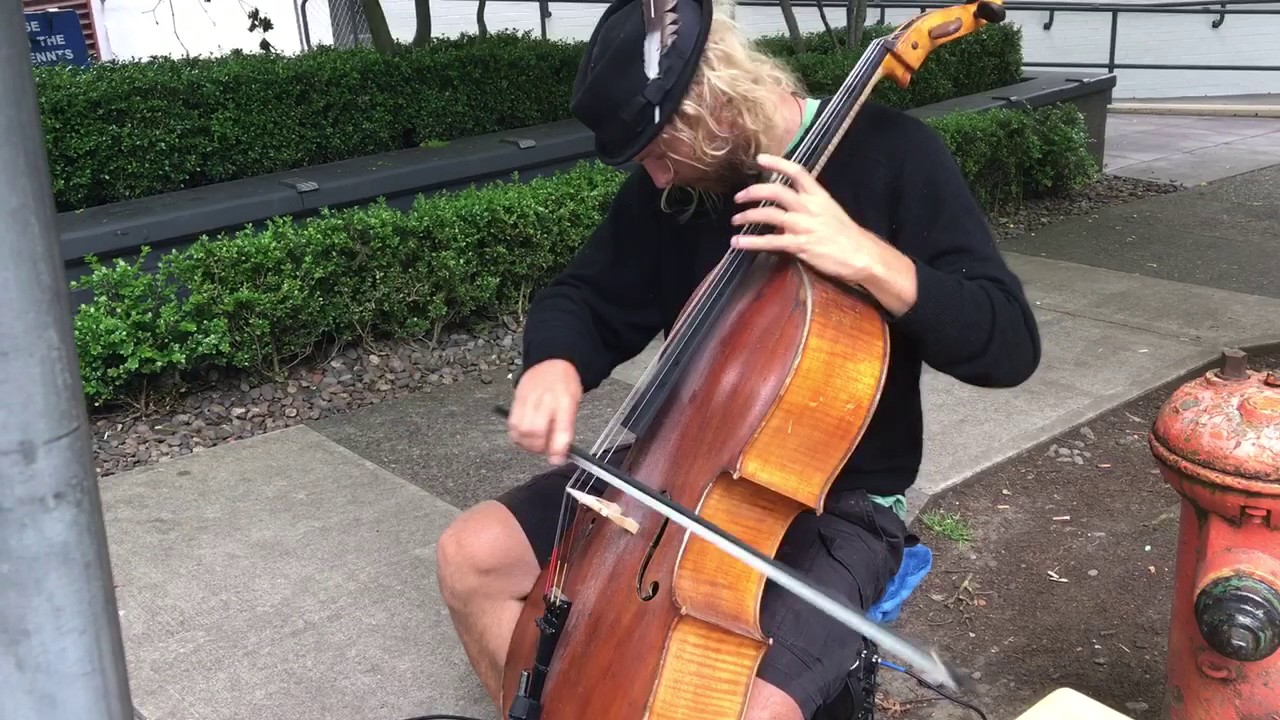 Portland street musician - YouTube